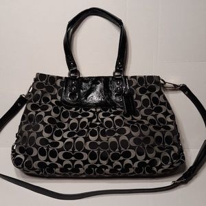 Coach | Bags | Coach Ashley Signature Convertible Carryall Satch | Poshmark